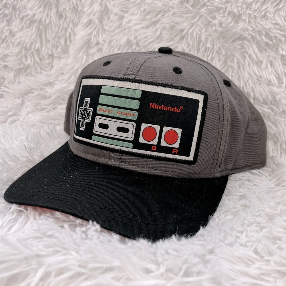 Vintage Nintendo System Snap Back Hat - Gem